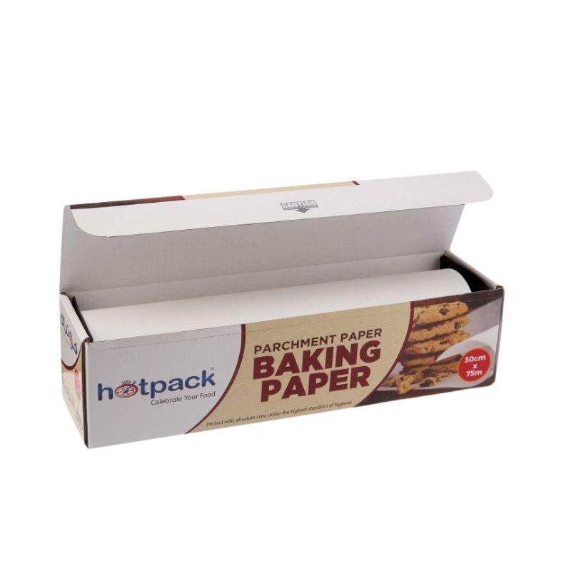 Baking Paper Roll By Hotpack ,30cm x 75m | Non-Stick – Palmyra Orders