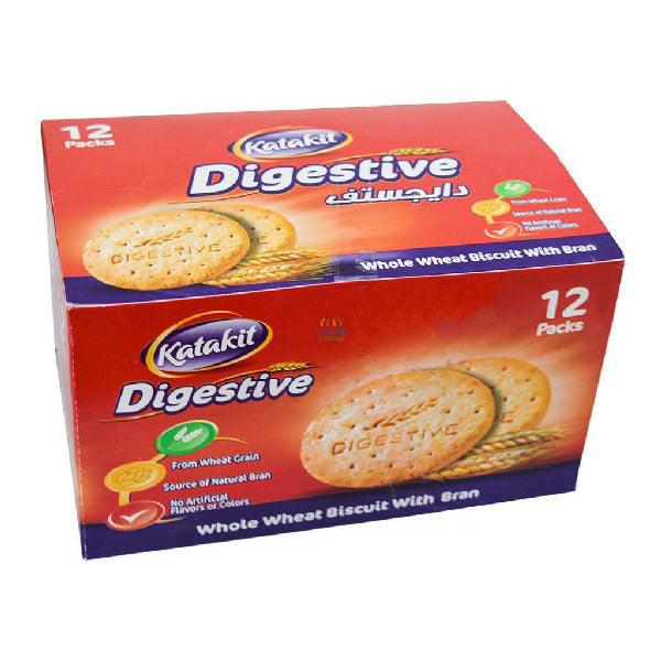Katakit Digestive Whole Wheat Biscuits 12 packs | Palmyra Orders